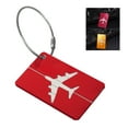 Aluminum Baggage Backpack Tags Suitcase Luggage Tags Travel Suitcase ...