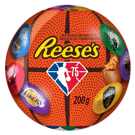 REESE'S NBA Basketball filled with Peanut Butter and Milk Chocolate ...