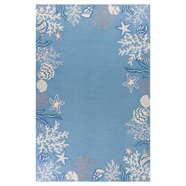 Mohawk Home Woodbridge Seashells Multi Printed Area Rug, 5'x8', Tan ...