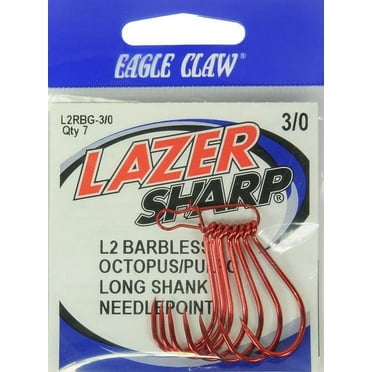 Owner Side-Drift Mosquito Hook #2, Red - Walmart.com