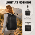 15L Blinking Black Water-resistant Backpacking Backpack Lightweight Day ...