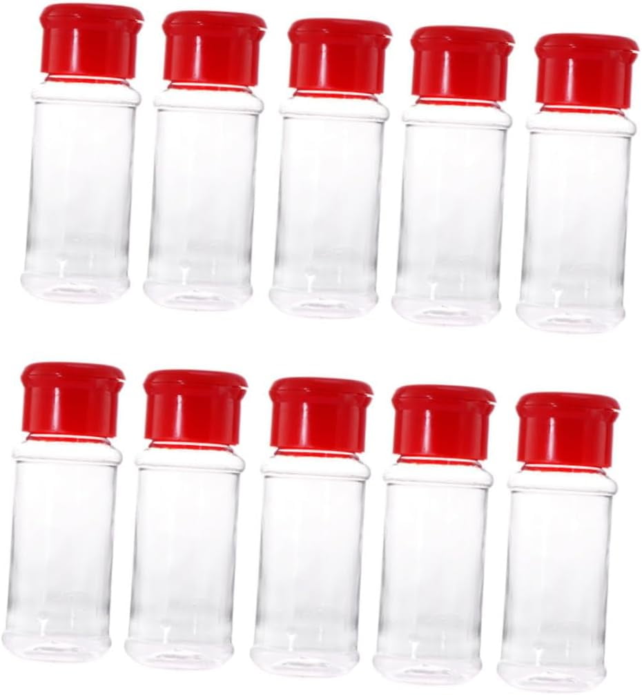 10pcs Clear Container Plastic to Go Containers Powder Container ...