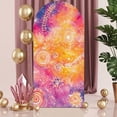 Arch Backdrop 4 Ft, Orange Pink Purple Spandex Stretch Fitted Arch ...
