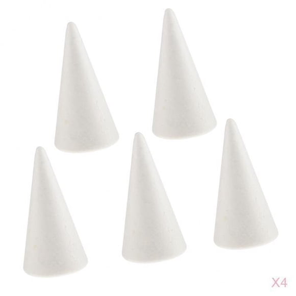 Styrofoam Craft Cones