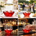ACDANC 40 Plastic Stemless Wine Cocktail Whiskey Champagne Glasses,12 ...