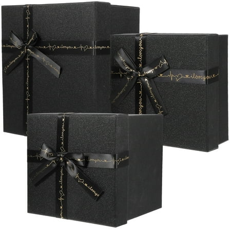 Walmart Large to Small Round Velvet Gift Boxes Set of 4, Red, Perfect ...