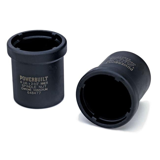 Powerbuilt 648477 Four Lug Inner Spindle Nut Socket - Walmart.com ... Powerbuilt 648477 Four Lug Inner Spindle Nut Socket - Walmart.com ...