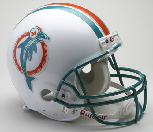 Miami Dolphins 1980-96 Throwback Pro Line Helmet - Walmart.com
