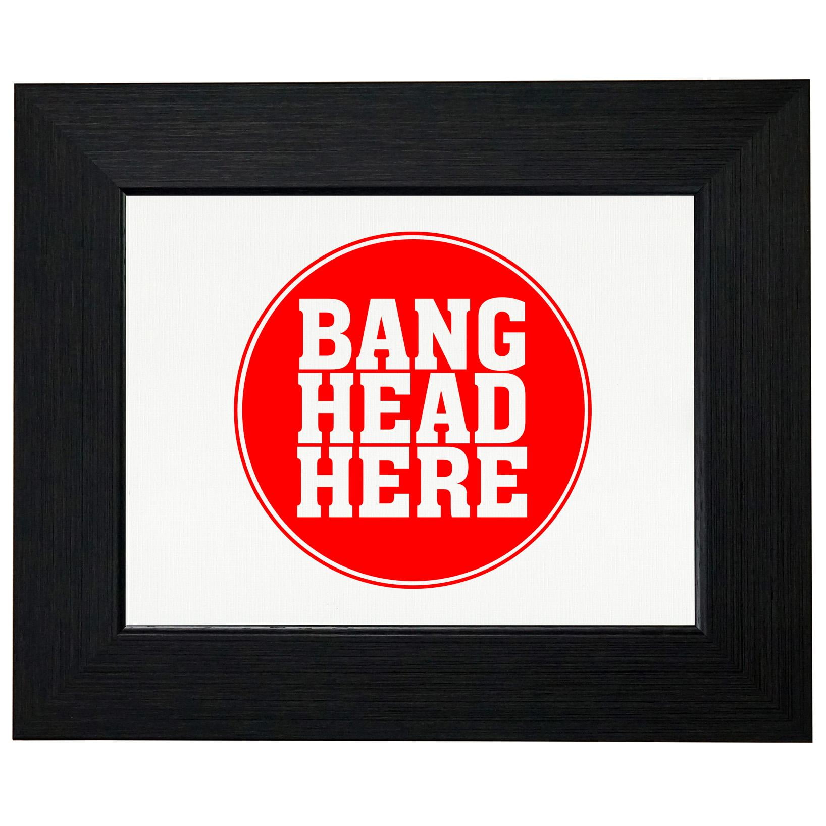 Hit Head Here Target