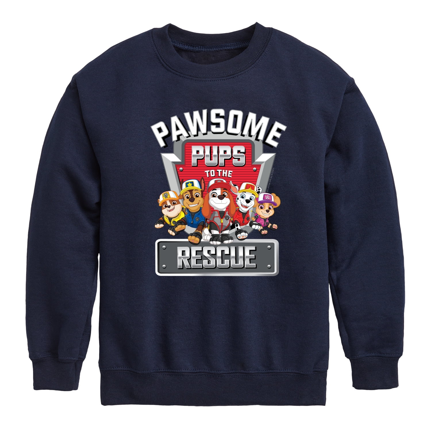 Paw Patrol - Pawsome Pups To The Rescue - Toddler And Youth Crewneck ...