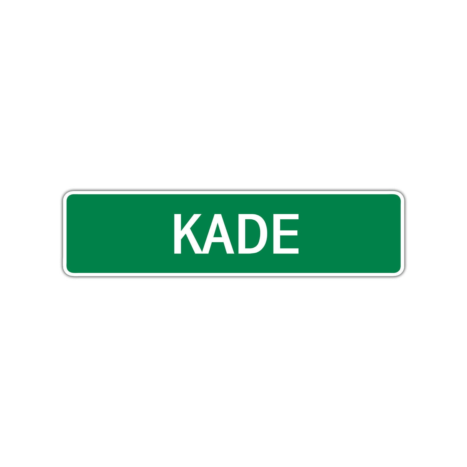Kade Boys Children Name Letter Printed Label Indoor Outdoor Wall Plaque ...