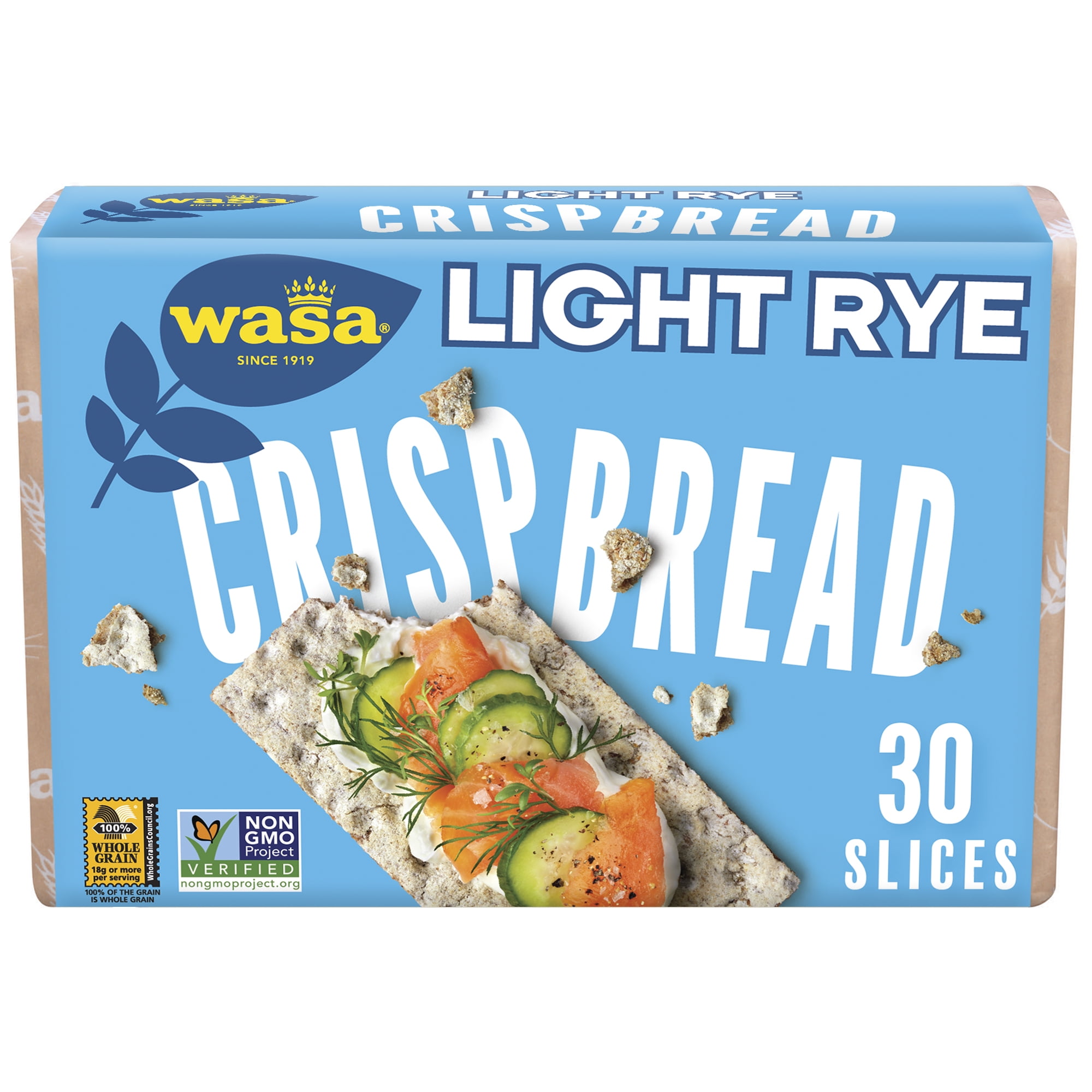 Wasa Swedish Style Light Rye Crispbread 9.5 oz - Walmart.com