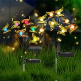 Livrdious Solar Light, LED Iron Butterfly, Firefly, Insect Light ...