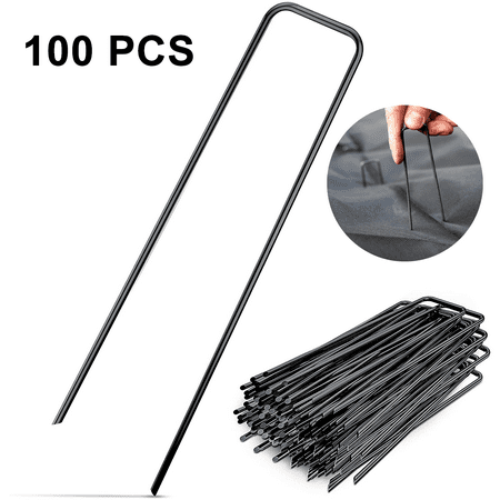 100pcs U-shaped Lawn Nail,for Fixing Artificial Turf Ground Cloth Weed ...