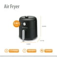 Toastmaster Small Air Fryer Basket, 2.6L (2.75 quart) Capacity, Black ...