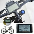 Electric Bike LCD Display Meter with Comprehensive Data, Backlight Design, and Multi-Voltage ...