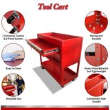 Odaof 3 Tier Rolling Tool Cart,Tool Chest and Tool Organizer with Wheels and Drawer,330 lbs ...