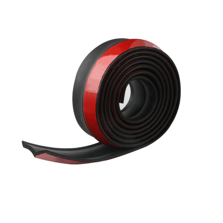 TILIYHELLO 2.5M Universal Front Spoiler, Rubber Front Bumper Lip ...