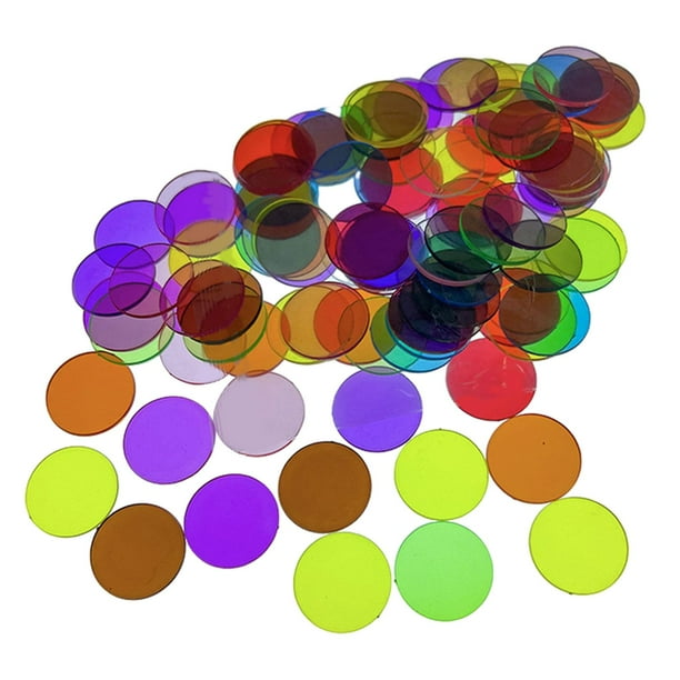 100Pcs Math Counters for Kids Bingo Counting Chips for Game Lodges ...