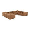 Mofit Home,Pluto Leather Sectional with Adjustable Headrest, LED Light, Storage Spaces -Top ...