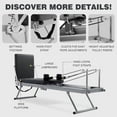 NAIZEA 78" Foldable Pilates Reformer Machine Equipment for Home Workout ...