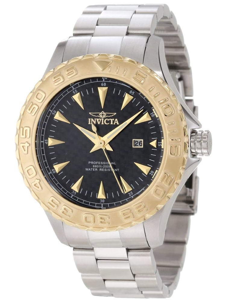 Invicta - Invicta Men's 12556 Pro Diver Ocean Ghost Gold Tone Bezel ...