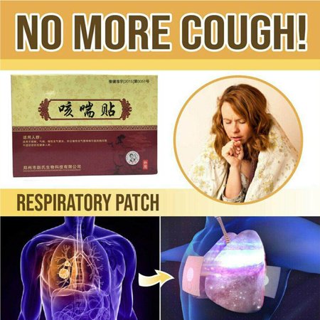 4Pcs/Box Anti-Cough Chest Pads Asthma Reduce Respiratory Pad Stickers ...