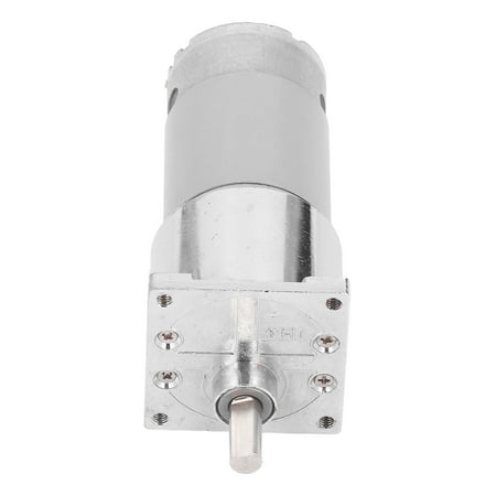 DC Geared Motor Aluminum Alloy Brass Coil Self Locking Reversible ...