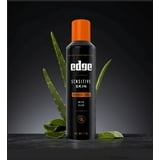 EDGE Sensitive Skin Shave Gel, 9.5 oz, Aloe and Vitamin E, Moisturizing ...
