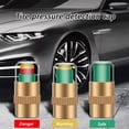 8Pcs Tire Cap Easy Quick Installation for Car Motorcycles Tire Pressure ...