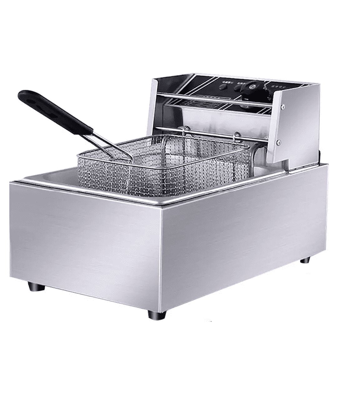 Freidora De Aceite Eléctrica Con Acero Inoxidable 6 Litros Plata ...