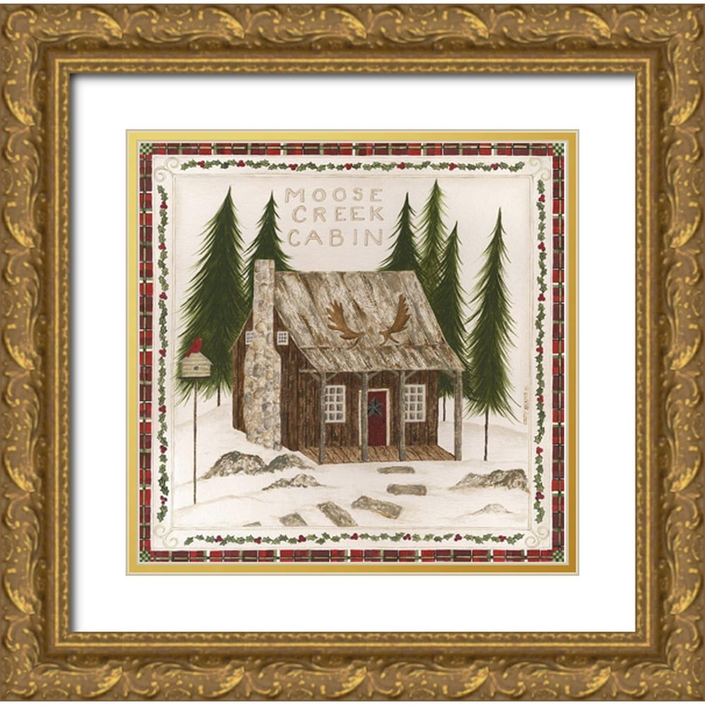 Shamp, Cindy 12x12 Gold Ornate Wood Framed with Double Matting Museum ...