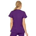 MediChic Scrubs Mini Marilyn Stretch V-Neck Three Pocket Scrub Top with ...