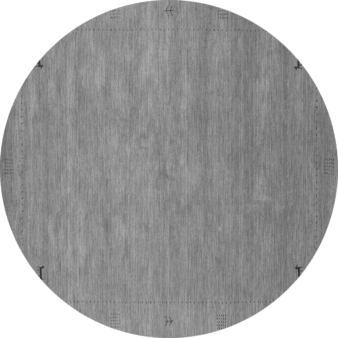 Ahgly Company Indoor Round Abstract Gray Contemporary Area Rugs, 8 ...