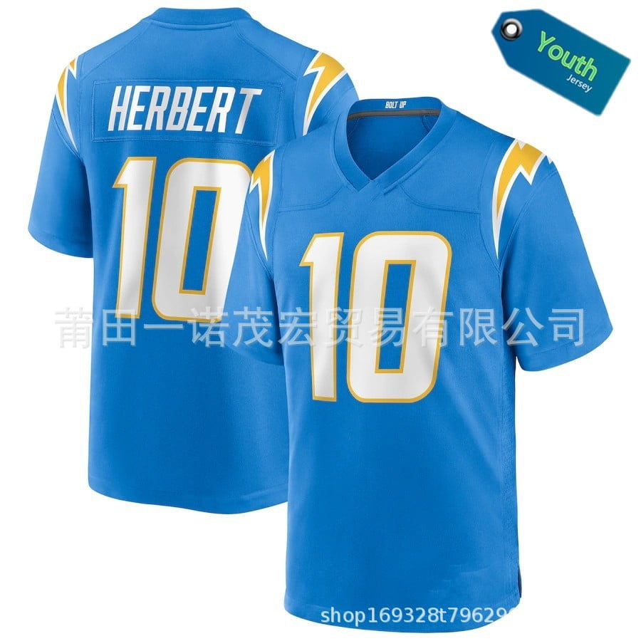 Click here for Chargers Youth Embroidered Football Jersey Charger... prices