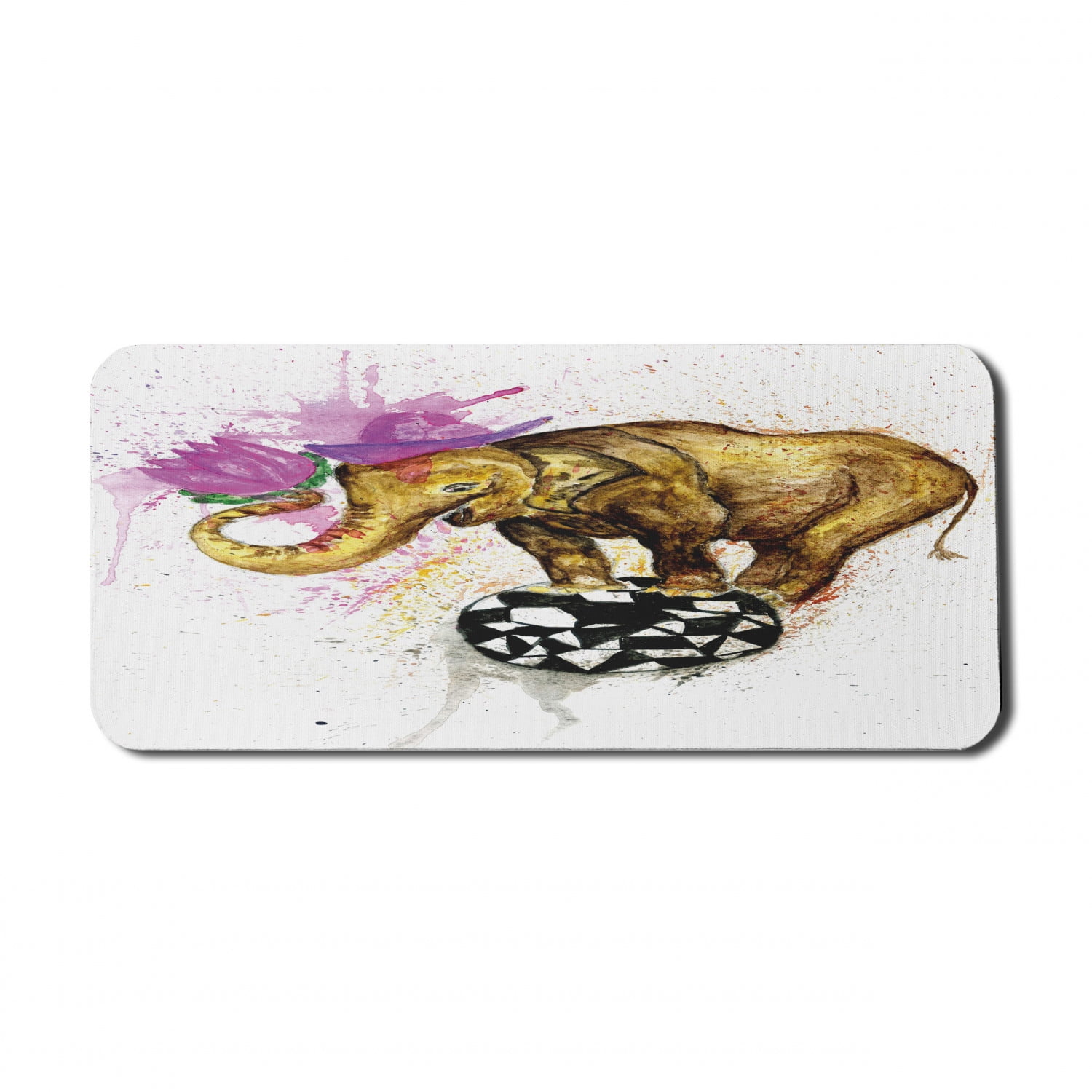 Animal Computer Mouse Pad, Giant Design on Minimalist Ball with ...