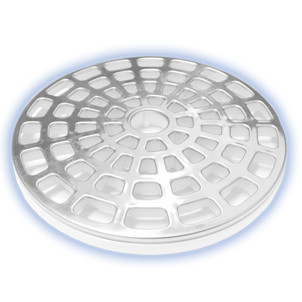 Rejilla clásica Fleximatic con cubierta de acero inoxidable para ...