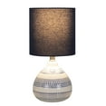 Mainstays Blue and White Ceramic 16" Grab N Go Table Lamp - Walmart.com