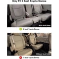 3W Floor Mats and Cargo Liner For Fit Toyota Sienna 2021-2024 8 Seat ...