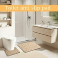 2 Pieces Memory Foam Greek Rock Stone Design Solid Colors Bathroom Rug ...