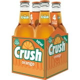 Crush Orange Soda with Sugar, Pop Brand Variety, 12 fl oz glass bottles, 4 pack - Walmart.com