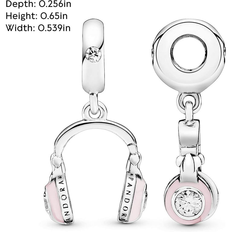PANDORA Pink Headphones Dangle Charm