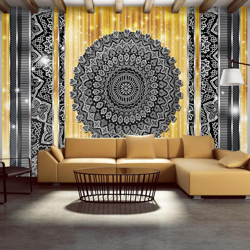 Tiptophomedecor Mandala Wallpaper Wall Mural - Incorporeal Circle ...