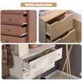 1 Pair 16 Inch Drawer Slides, White Coated Steel Drawer Track ...