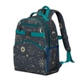 Cosmic Aesthetic Waterproof Travel Backpack - Spine-Protecting ...