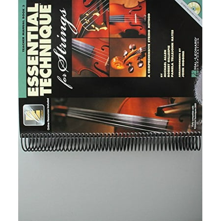 Essential Technique 2000 for Strings: Teacher's Manual Book 3 (Intermediate Technique Studies ...