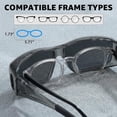 Polarized Fit Over Glasses Sunglasses for Men Women, Wear Over Glasses ...
