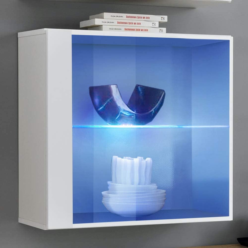 Fly Type-61 Wall Mounted Floating Bookcase Cabinet - Walmart.com