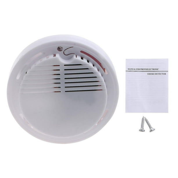 radio independiente óptica con pilas del detector de humo de la alarma ...