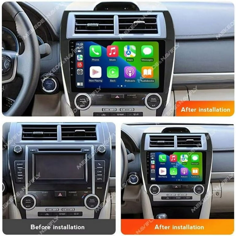 Radio for Toyota Camry 2012 2013 2014 Android Stereo Upgrade Dash Kit 2 32GB 10 IPS Touch Screen Head Unit with Car play Android Auto SWC for JBL No JBL Walmart